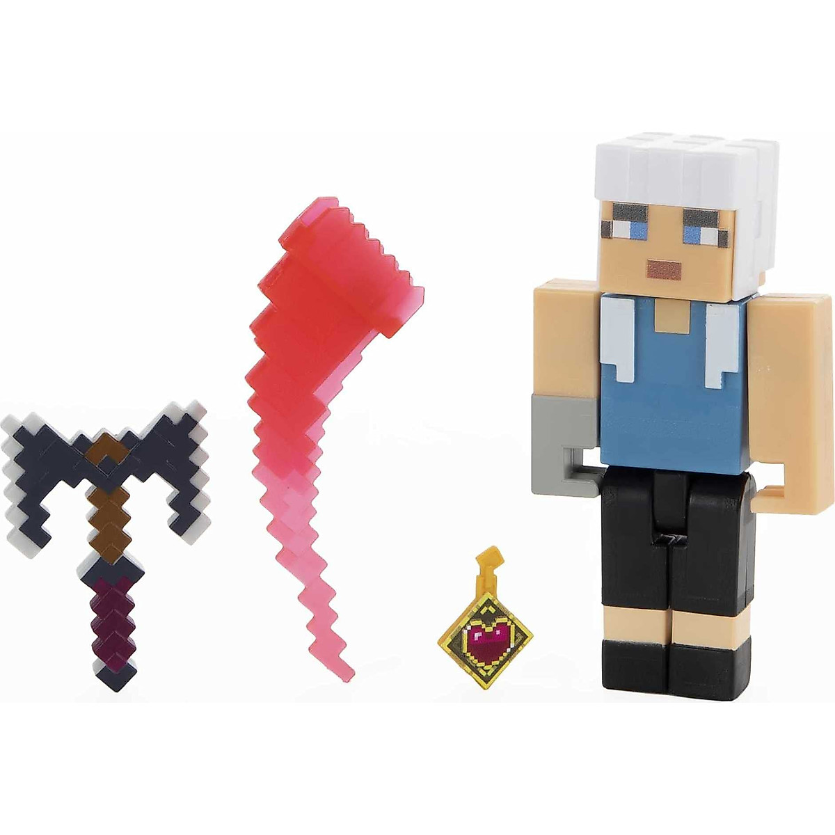 Mattel Minecraft Dungeons 3.25-in Collectible Greta Battle Figure and Accessories, Based on Video Game, Imaginative Story Play Gift for Boys and Girls Age 6 and Older