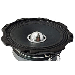 2X Gravity WZ6G Warzone Series 6.5-Inch 1000 Watts Maximum Power Handling Mid-Range Coaxial Car Audio Loud Speaker 4 -Ohms Impedance with 92dB Sensitivity