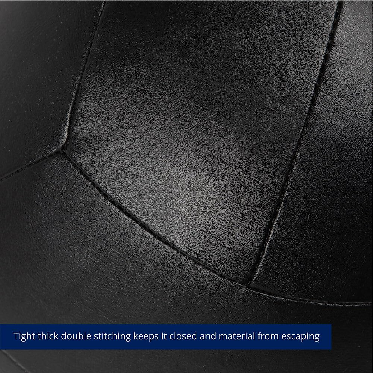 Titan Fitness Soft Leather Medicine Wall Ball 14 lb. Durable, Endurance, Cardio, Core Strength