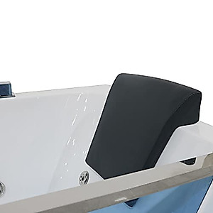 DECORAPORT 68 Inch 1 Person Whirlpool Air Bubble Infusion Hydro-massage Bathtub with Control Panel,Air jets with Light (D-DK-Q408)