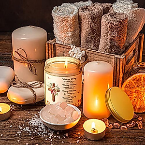 Christian Gifts for Women Lavender Scented Candle Inspirational Gifts for Women Soy Wax Candle for Home Religious Candles Birthday Candle Gifts for Women Friends Sister Teachers Coworkers