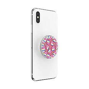 PopSockets Lip Balm Phone Grip with Expanding Kickstand, PopLips, PopSockets for Phone - Birthday Cake