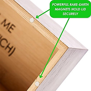 Panda Pantry Storage Bag Organizer with Magnetic Lid | Bamboo Kitchen Drawer Organizer and Bag Storage | Space-Saving Kitchen Drawer Organization | 12.5" x 12" x 3.25"