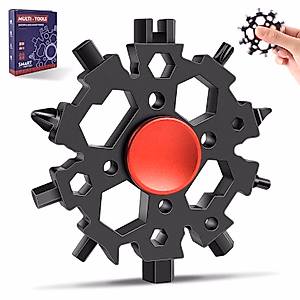 Snowflake Multitool Gifts for Men Dad, Upgrade 22-in-1 Multi Tool, Unique Birthday Gifts for Boyfriend Husband Grandpa, Cool Gadgets for Outdoor Travel Camping
