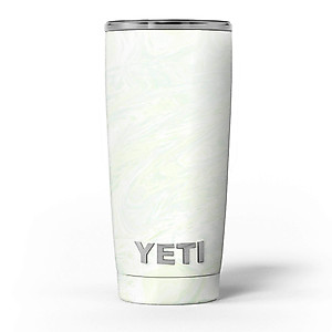 Design Skinz Green Slate Marble Surface V44 - Skin Decal Vinyl Wrap Kit Compatible with The Yeti Rambler Cooler Tumbler Cups