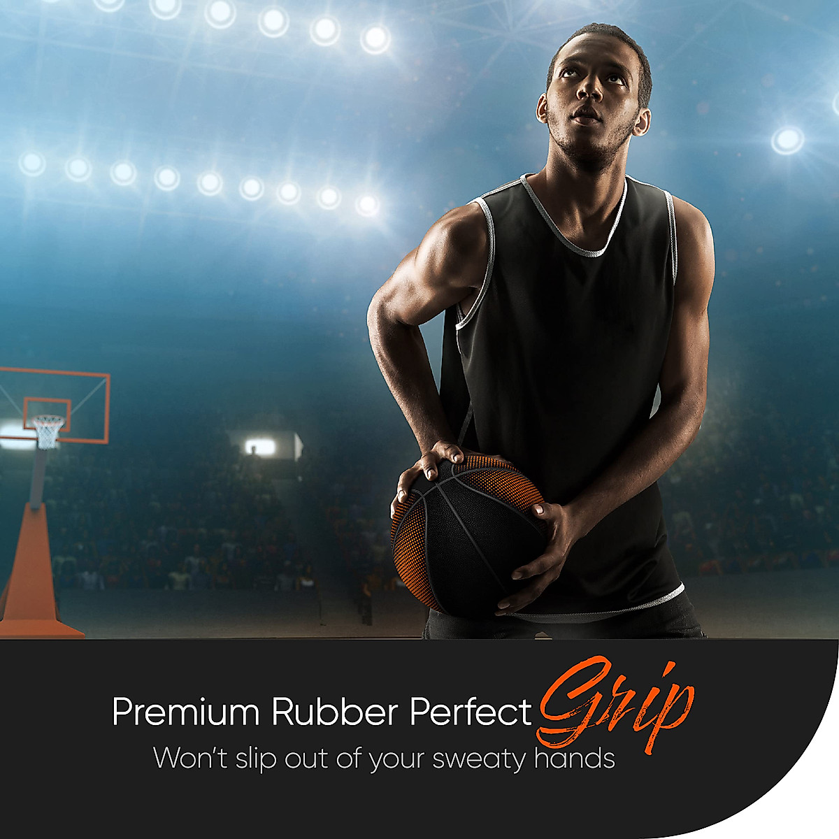 Millenti StreetSmart-Precision Orange Basketball, BB0307OG(BB0207OG/BBPGBORANGE)