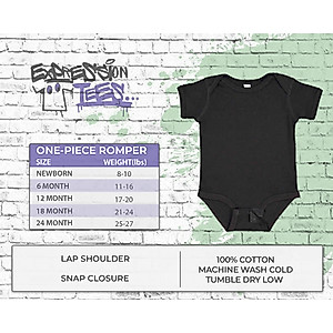 Expression Tees One-Piece Dem Boys Dallas 6 Months Navy Blue Romper