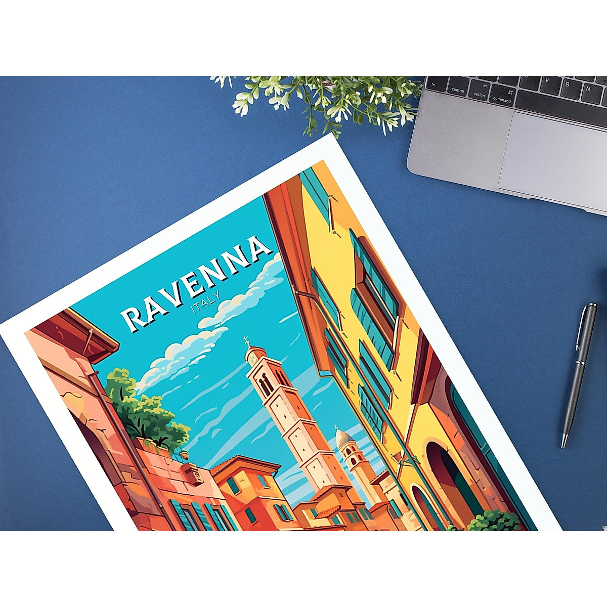 Ravenna Travel Print | Ravenna Travel Poster | Ravenna Illustration | Ravenna Print | Ravenna Wall Art | Italy Poster | Italy Décor |