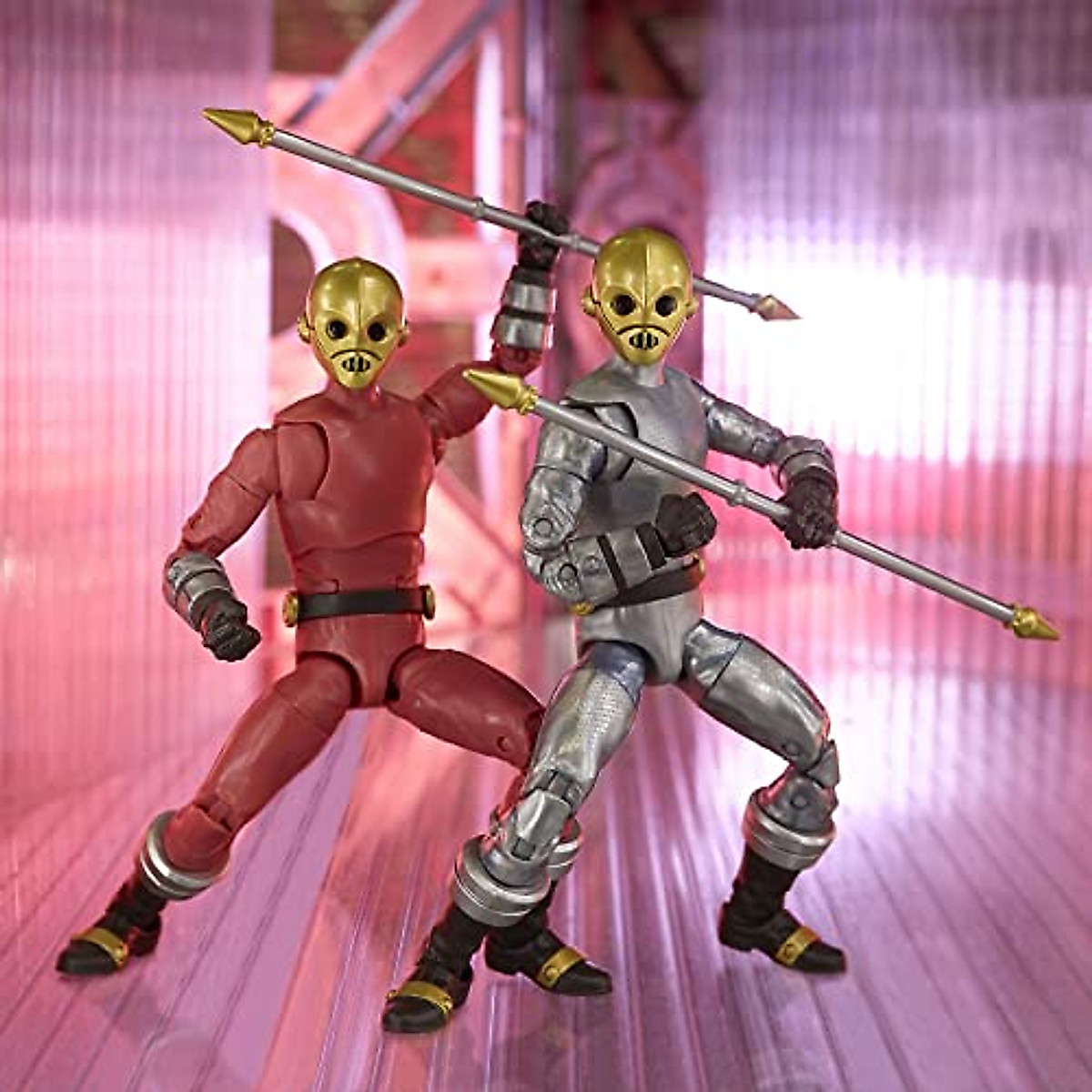 Power Rangers Lightning Collection Zeo Cogs 2-Pack 6-Inch Premium Collectible Action Figure Toys with Multiple Accessories Ages 4 and Up