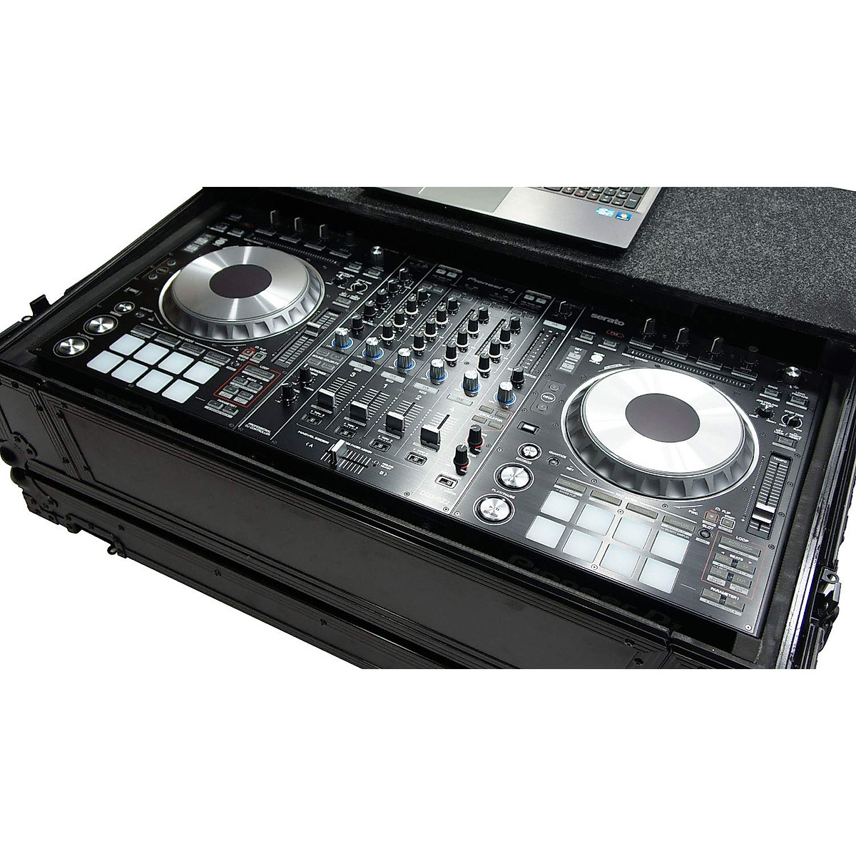 Harmony Audio HCDDJSZLTBKTR Glide Lower & Upper Laptop Stand DJ Case Compatible with Pioneer DDJ-SZ