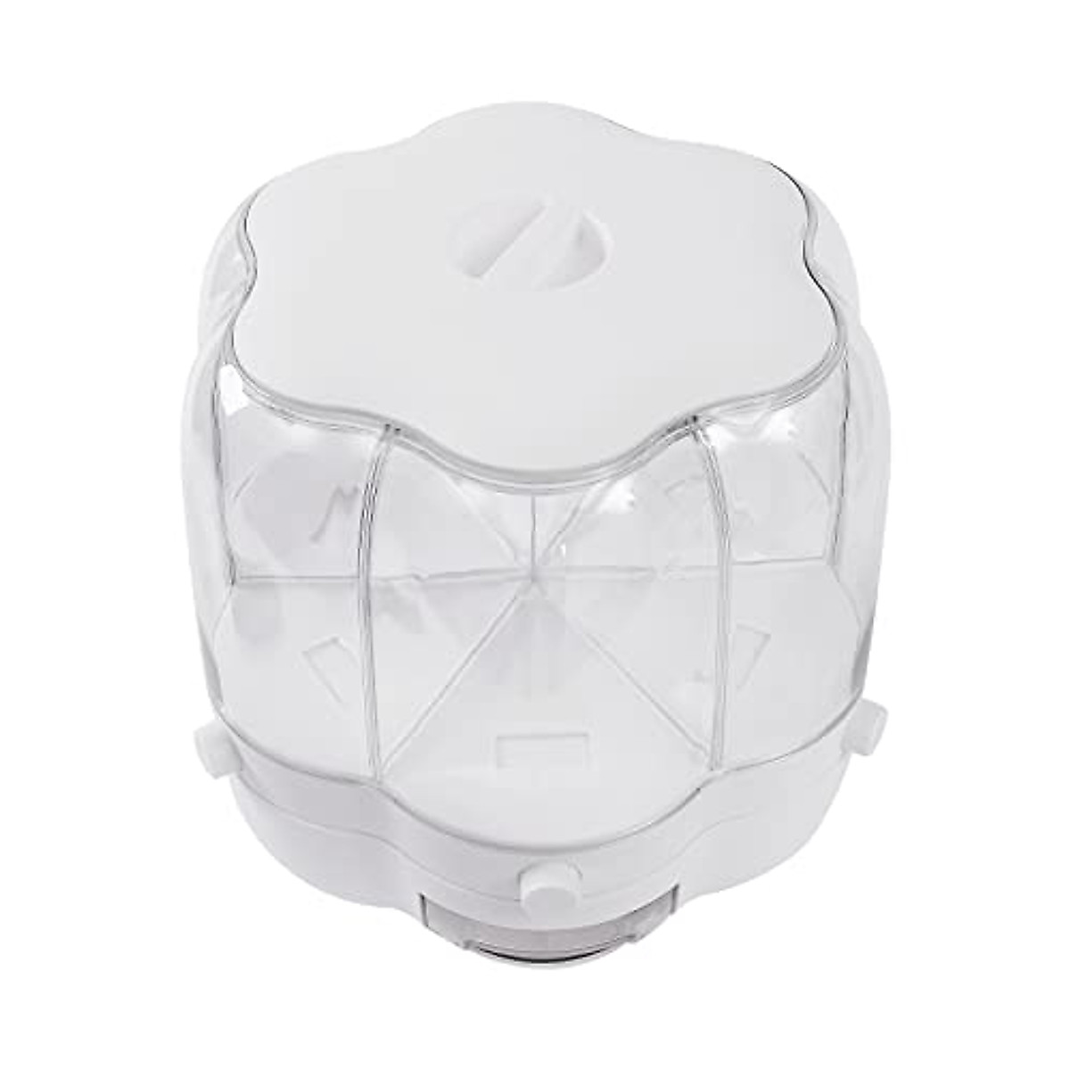 360° Rotatable Cereal Dispenser, One-Click Rice Output, Visible Round Multigrain Tank Cup Dry Rice Container Food Dispenser Sealed Grains Cans Grain Storage Tank for Storage Small Beans(Style 5)