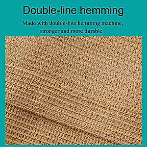 Shade Cloth Shade net Thickened Encrypted 90% Shade Cloth, Sunblock UV-Resistant, with Grommets, for Patio Lawn, Balcony Privacy Sunblock Screen Mesh
