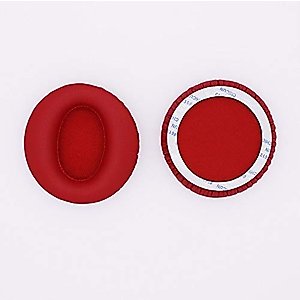 Ear Pads, 1 Pair Earphone Ear Pads Earpads Sponge Soft Foam Cushion Replacement for COWIN E7 / E7 Pro Active Noise Cancelling Headphone - (Color: Red)