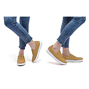 poemlady Women's Slip on Loafer Shoes- Low Top Casual Walking Fashion Sneakers Non-Slip Skate Shoes