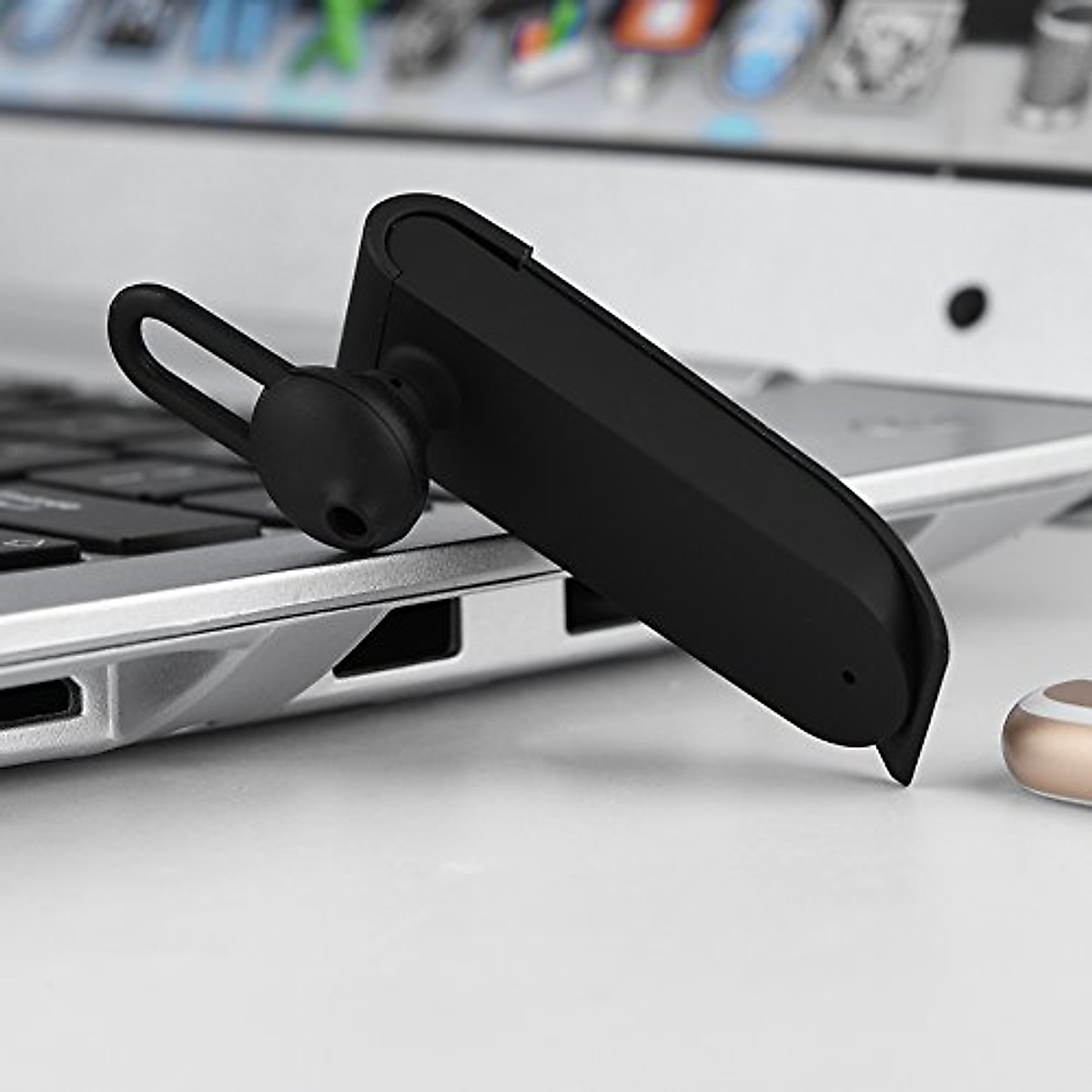 Multi-Language Translator Bluetooth Wireless Earphone Portable Business Headphone 16 Languages Translation Earphone -Black