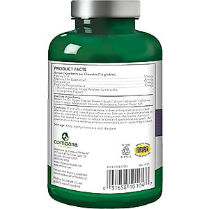 Vet's Best Gas Busters Dog Supplements | Gas, Bloating, Constipation Relief and Digestion Aid for Dogs | 90 Chewable Tablets