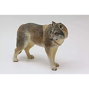 SY-Home Outdoor Animal Wolf Statue Sculpture, Simulation Wolf Decoration Animal Jewelry Crafts Model Furniture Outdoor Statue Decoration 7.22.35.7In