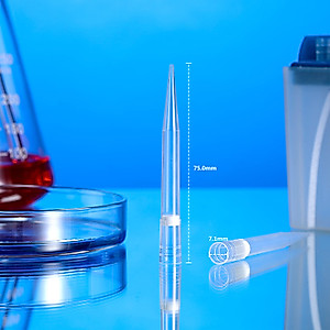 1000µL Pipette Tips - Universal Filtering Pipette Tips-Racked(Box),RNase/DNase Free & Pyrogen Safe,Clear,96 Tips/Rack Pk x 10 Racks (960 Tips)