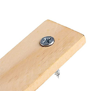 Sauna Hourglass Pink Sand Timer - Wooden 15 Minutes Accurate Wall-Mounted Rotating Hour-Glass, Sauna and Swimming Accessories (Orange)