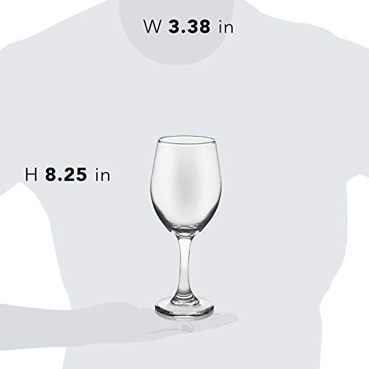 Libbey Classic White Wine Glasses, 14-ounce, Set of 4