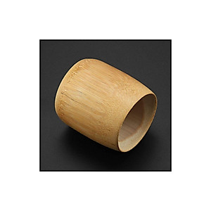 NITRIP Natural Pure Bamboo Tea Cup Handmade No Paint Eco-Friendly Home Water Cups(M)