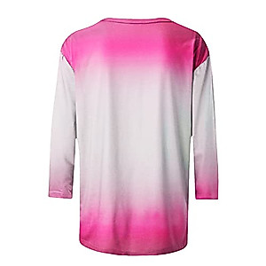 Womens White Blouse V Neck Ruffle Sleeve Flowy Shirts Dressy Casual Cute Summer Tops Womens Long Sleeve Tops with Striped Sleeves