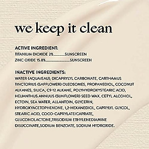 Honest Beauty Self Defense Protecting Mineral Sunscreen Fluid Spf 34 with Non Nano Nineral Sunscreen Fluid | Daily Face Sunscreen | Dermatologist tested + Hypoallergenic | Reef friendly | 1 fl. oz.