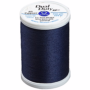 Coats Thread & Zippers S910-4900 Dual Duty XP General Purpose Thread, 250-Yard, Navy