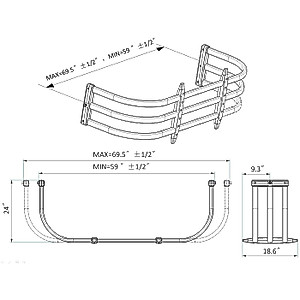 ADI OFF ROAD Truck Bed Extender for Ram, Ford, Silverado, Sierra, Tundra, Titan Pickup Truck Universal Tailgate Extension