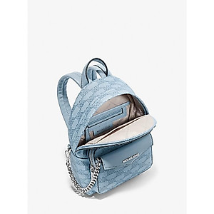 Michael Kors Maisie Extra-Small Logo 2-in-1 Backpack (Pale blue)