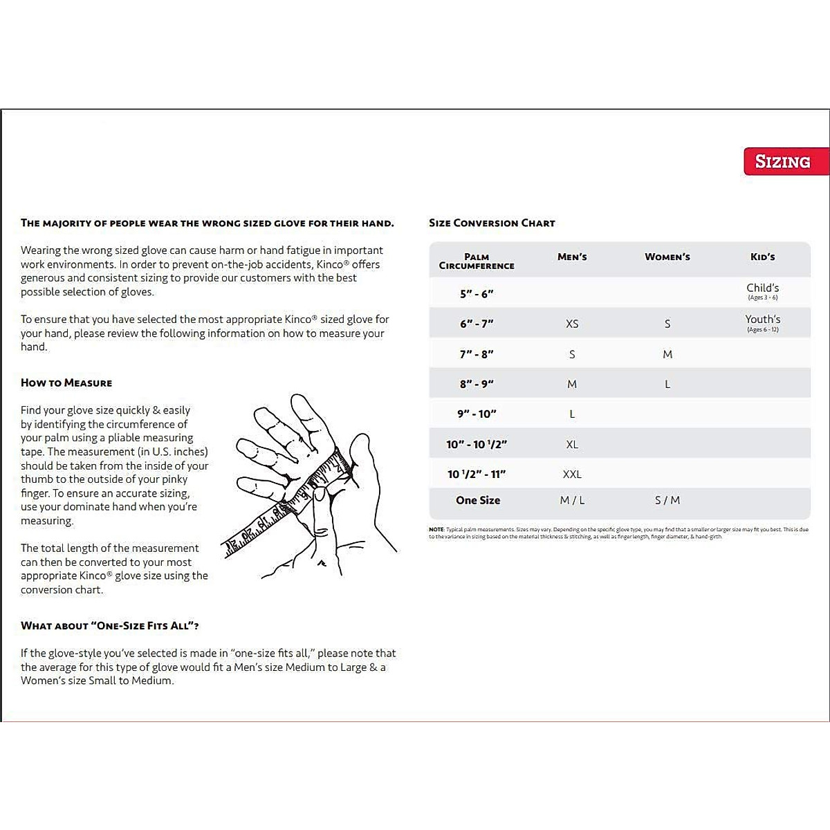 Kinco - Frost Breaker Heavy Thermal Work Gloves, Warm, Latex Grip, (1787)