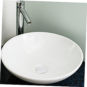 CORHAD 6 Pcs Sewer Panel Bathroom Sink Drain up drain stopper sink stopper replacement kit flume bounce sink stopper bath sink Drain Stopper Cover Stainless steel wash basin Accessories