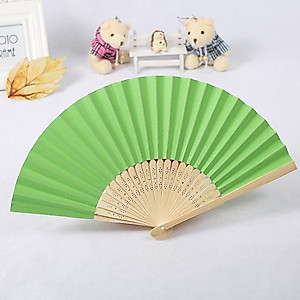 Hand Fan Chinese Style Hand Fan Pattern Handheld Fan Dance Wedding Party Lace Silk Folding Fans Held Flower Fan Girl Photo Prop Art Craf Portable