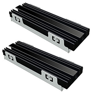M.2 heatsink ssd with Thermal Silicone pad for PC / PS5 M.2 PCIE NVMe 2280 SSD (2PCS)