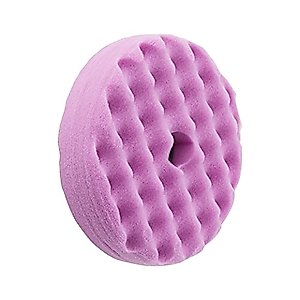 3M Perfect It 1 Step Foam Finishing Pad, 33034, Quick Connect, Surface Buffing, Collision Repair, High Gloss Polish, 6 in