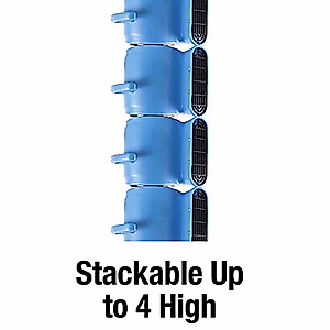 Eastman Windstorm 1/3 HP Air Mover for Water Damage Restoration Carpet Dryer, Blue, 99025