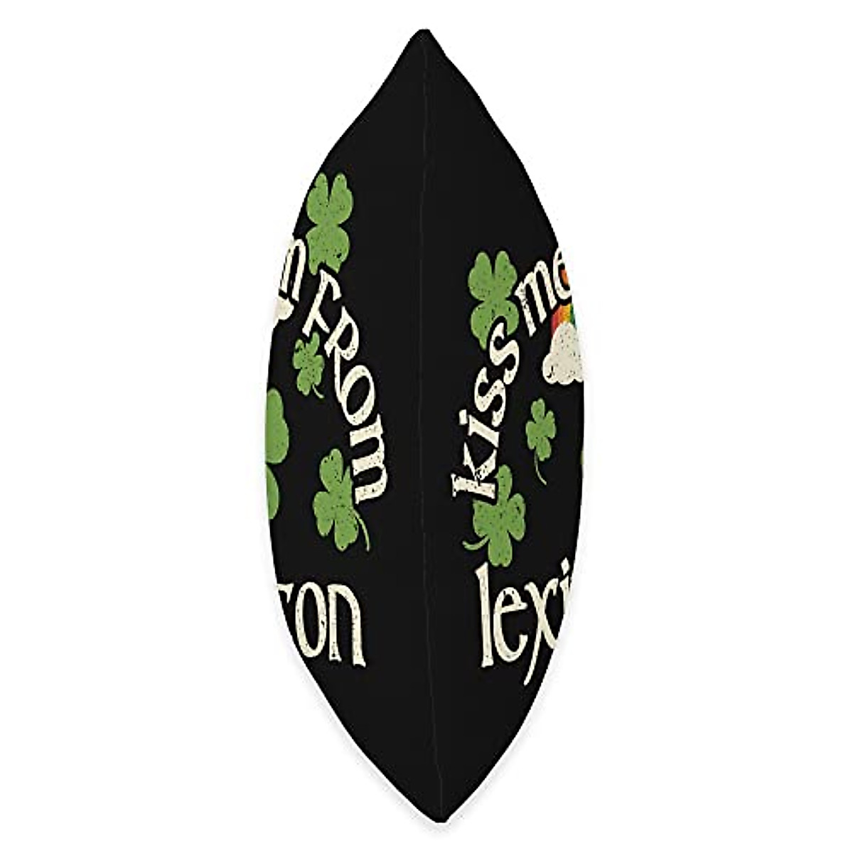 USA Lexington Gift For St. Patty's Day Kiss Me Shamrock-US City St. Patrick's Day Lexington Throw Pillow, 18x18, Multicolor