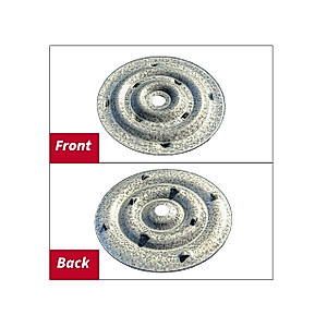 Ace Screws 2-⅜” (1,000pc) FM Approved Barbed Seam Plates- Roof Insulation Plates - EPDM - TPO - Fasteners - Commercial - Rubber Roofing - Goes with Ace Screws Fasteners to Meet All Roofing Tasks