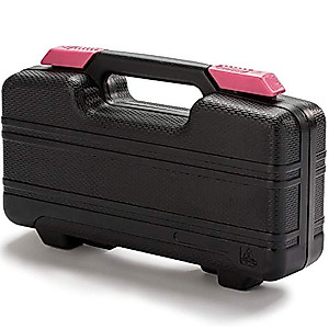 CARTMAN 39Piece Tool Set General Household Hand Tool Kit with Plastic Toolbox Storage Case Pink