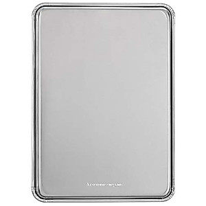 AmazonCommercial Aluminum Baking Sheet Pan, 1/2 Sheet, 17.9 x 12.9 Inch, Pack of 2