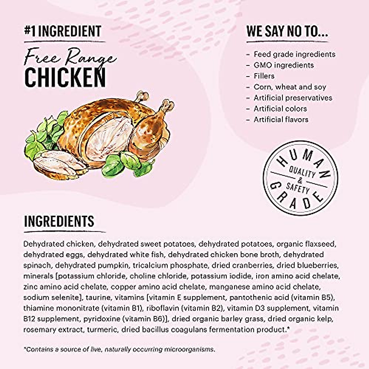 The Honest Kitchen Dehydrated Grain Free Chicken & Fish Cat Food, 2 lb Box