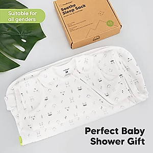 KeaBabies Baby Sleep Sack 6-12/12-18 Months - Organic Cotton Wearable Blanket Swaddle Sack, Baby Swaddle Blanket, Toddler Sleeping Sack, Transition Sleep Sacks, Baby Sleeping Bag (M (6-18M), KeaStory)