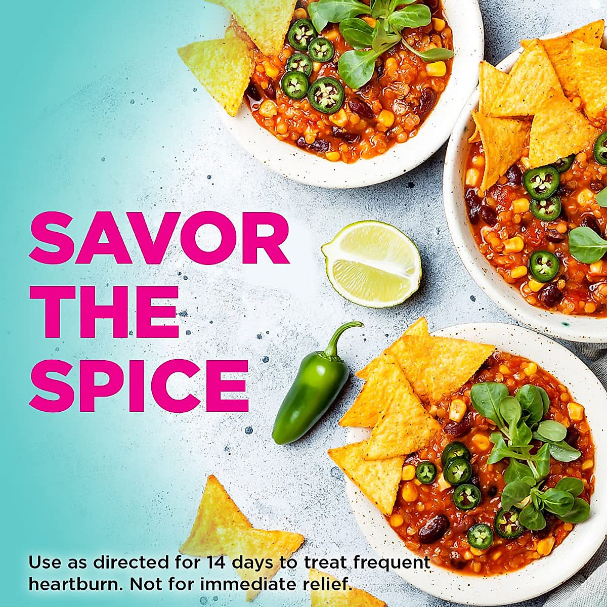 Amazon Basic Care Lansoprazole Delayed Release Capsules, 15 mg, Proton Pump Inhibitor, Treats Frequent Heartburn, 24 Hour Heartburn Medicine, 42 Count