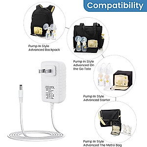 9V Power Adapter Compatible with Medela Pump in Style Advanced Breast Pump, 6ft Charger Cord
