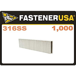 1" Leg x 1/4" Crown 18GA 316SS L13 Staples 1,000ct | ML13M