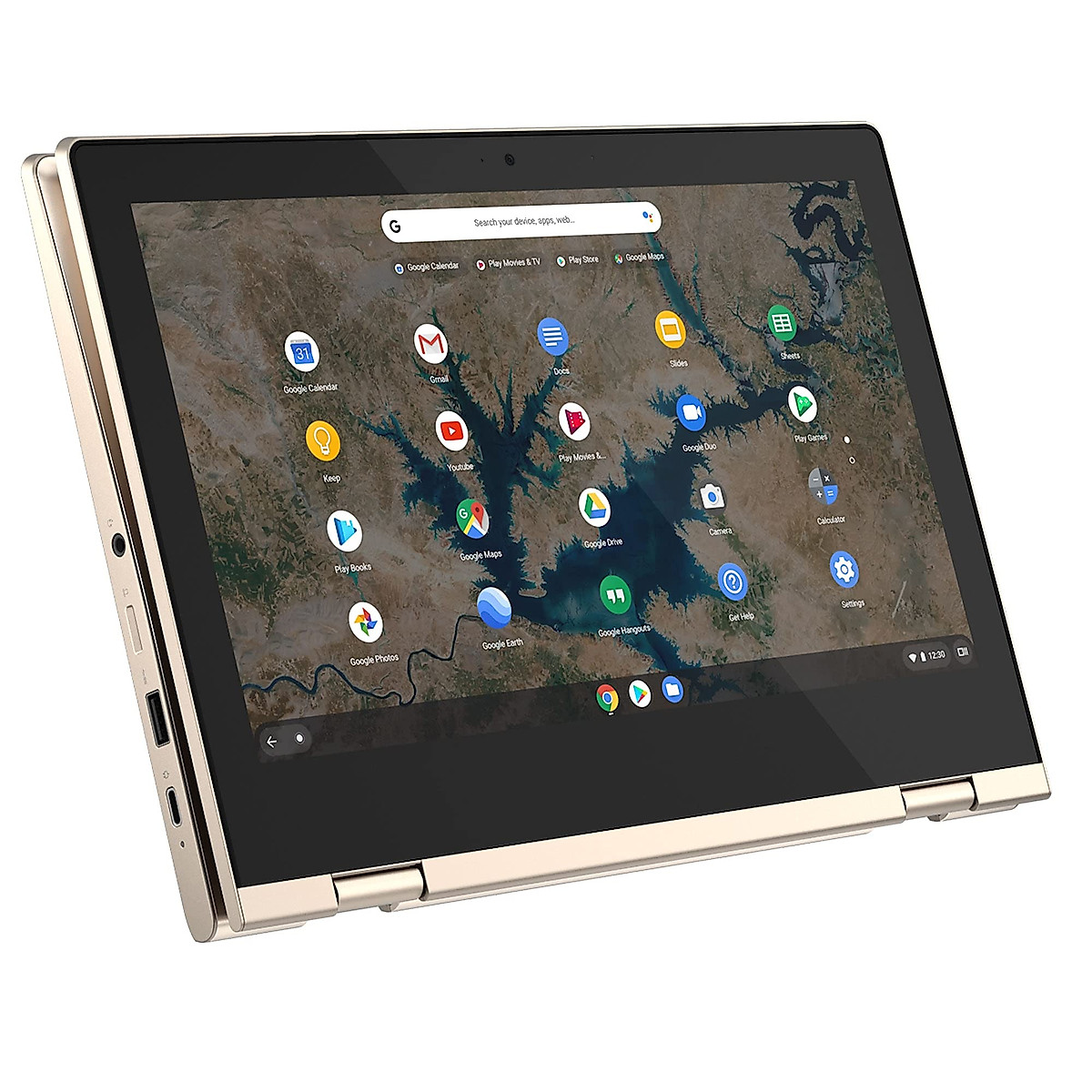 Lenovo IdeaPad Flex 3 CB 11IGL05 82BB0007US 11.6" Touchscreen 2 in 1 Chromebook - HD - 1366 x 768 - Intel Celeron N4020 Dual-core (2 Core) 1.10 GHz - 4 GB RAM - 32 GB Flash Memory - Almond