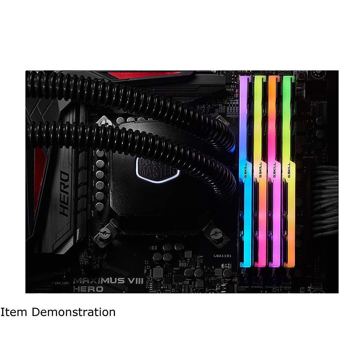 G.SKILL Trident Z RGB Series (Intel XMP) DDR4 RAM 128GB (4x32GB) 3200MT/s CL16-18-18-38 1.35V Desktop Computer Memory UDIMM (F4-3200C16Q-128GTZR)
