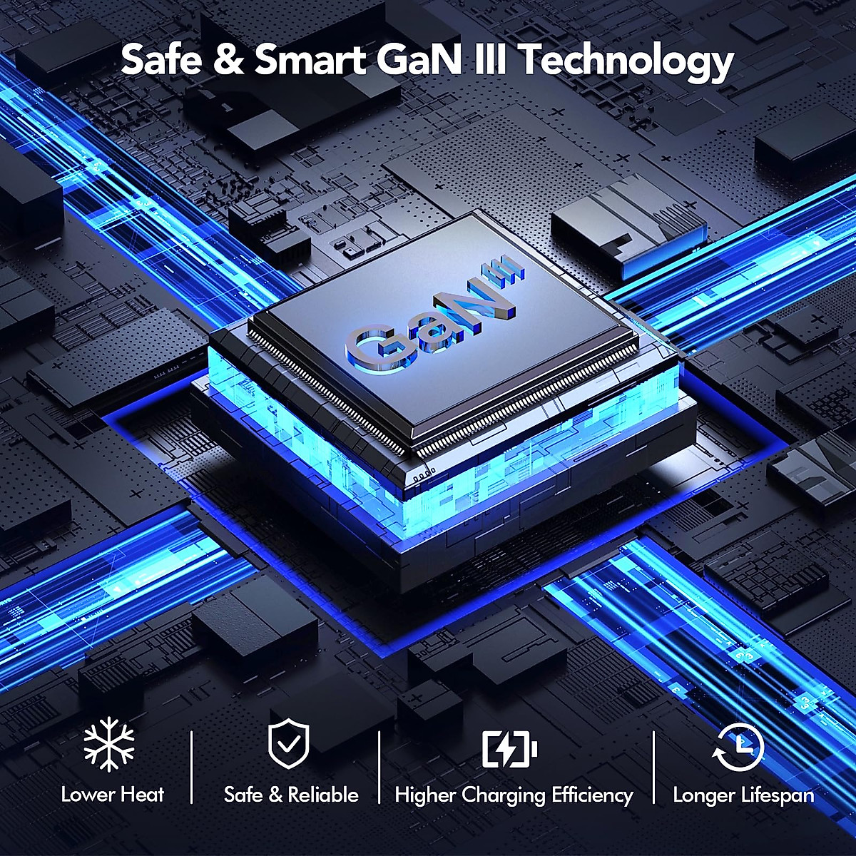 NASTIMA 65W Universal Travel Adapter Worldwide, 3USB-C PD & 2USB-A QC Travel Charger, GaN III Technology for Laptops Tablets Phones with UK,EU,AU,US Plugs (Type G/C/I/A)