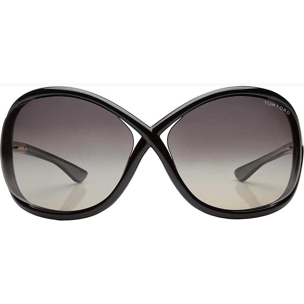 Tom Ford Sunglasses - Whitney / Frame: Shiny Black Lens: Smoke Polarized, 64-14-110