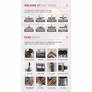 LYXC MAX 2000W 2 in 1 Integrated Fiber Laser Welding Machine 220V Single Phase Handheld Laser Welder Machine With Auto Wire Feeder Cable Length 10M for Welding&Weld Seam Cleaning